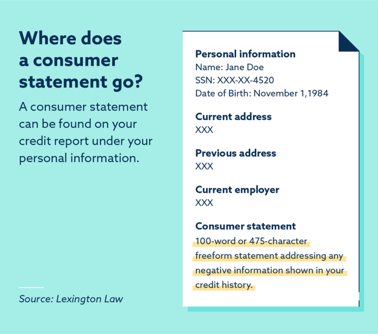 Do I Need a Consumer Statement on My Credit Report? | Lexington Law