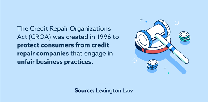 What is the Credit Repair Organizations Act (CROA)? | Lexington Law